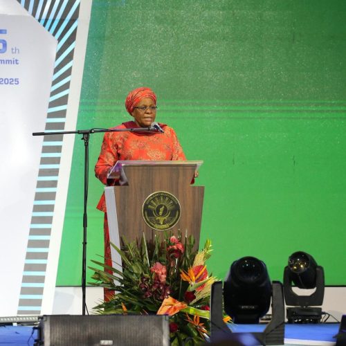 President Nandi-Ndaitwah Delivers Maiden Speech at SADC Summit ...